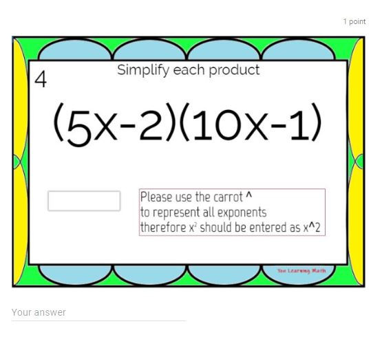 Ratios, Rates and Conversions - Google Forms Quiz: 20 Problems - Amped ...