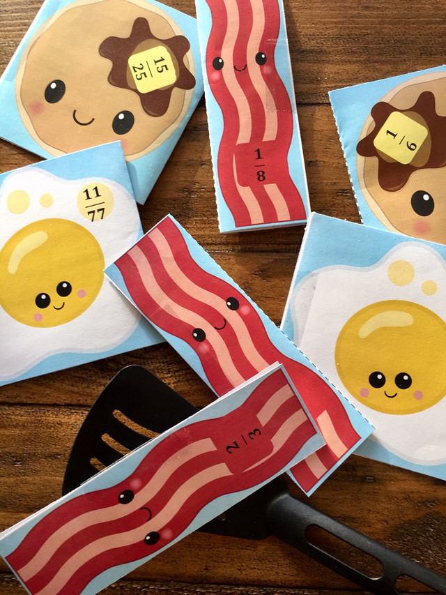 Breakfast Math: Simplifying Fractions - Fun Activity/Station - Amped Up ...