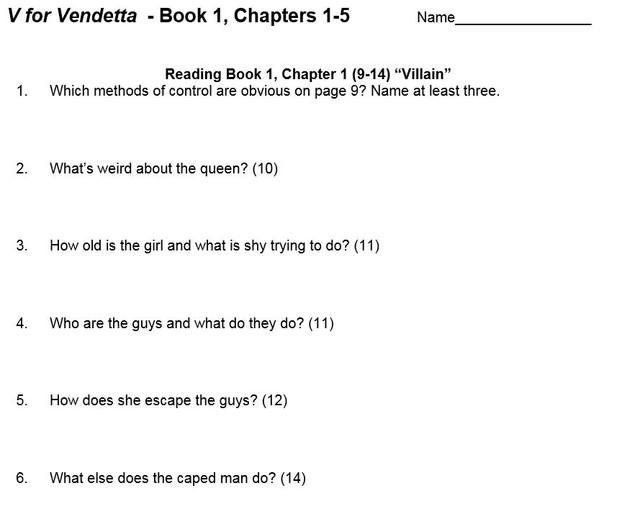 V for Vendetta Unit - Amped Up Learning