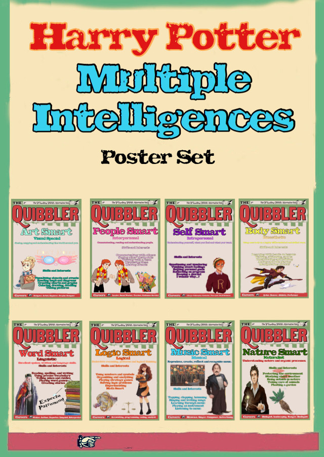 Harry Potter Multiple Intelligences Poster Collection - Amped Up Learning