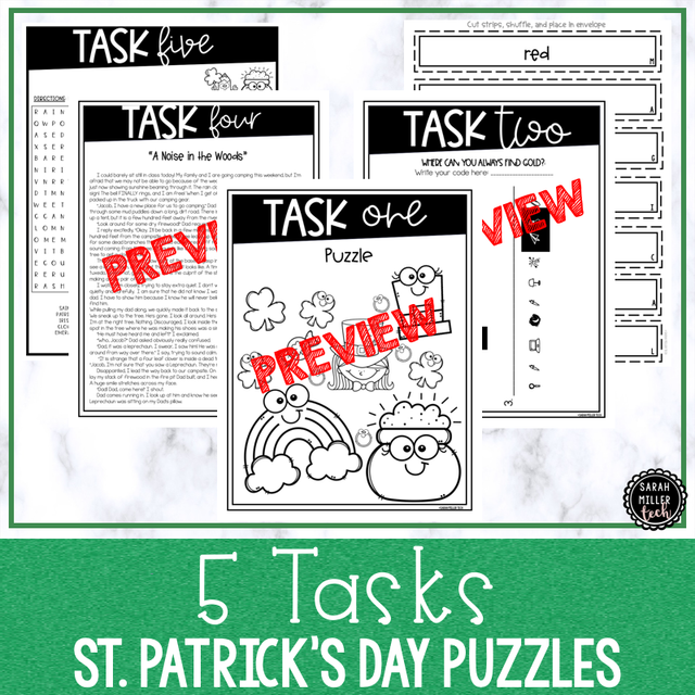 St. Patrick's Day Escape Room - Amped Up Learning