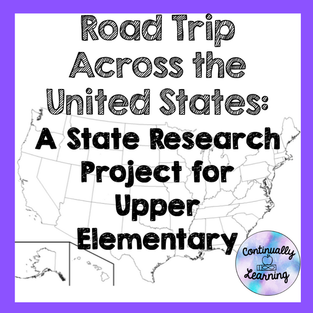 State Research Project for Upper Elementary - Amped Up Learning