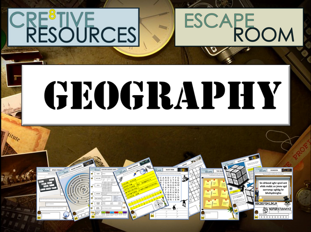 World Geography Escape Room - Amped Up Learning