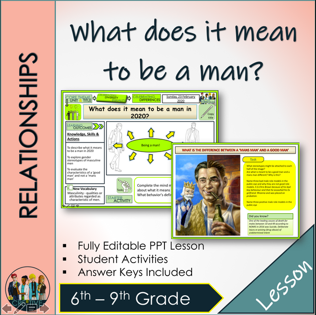 What does it mean to be a man Lesson - Amped Up Learning