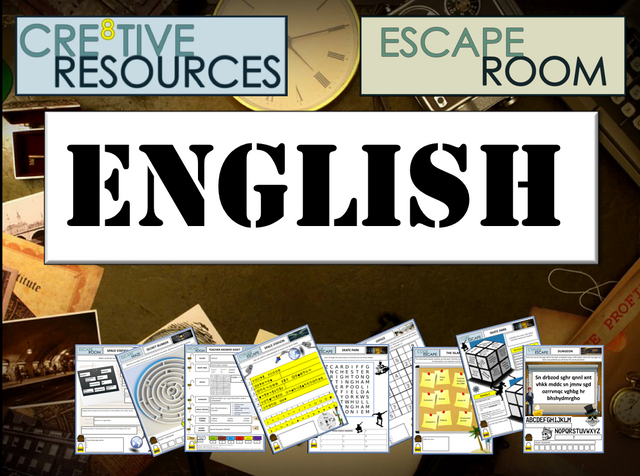 Copy of Escape Room for English - Amped Up Learning