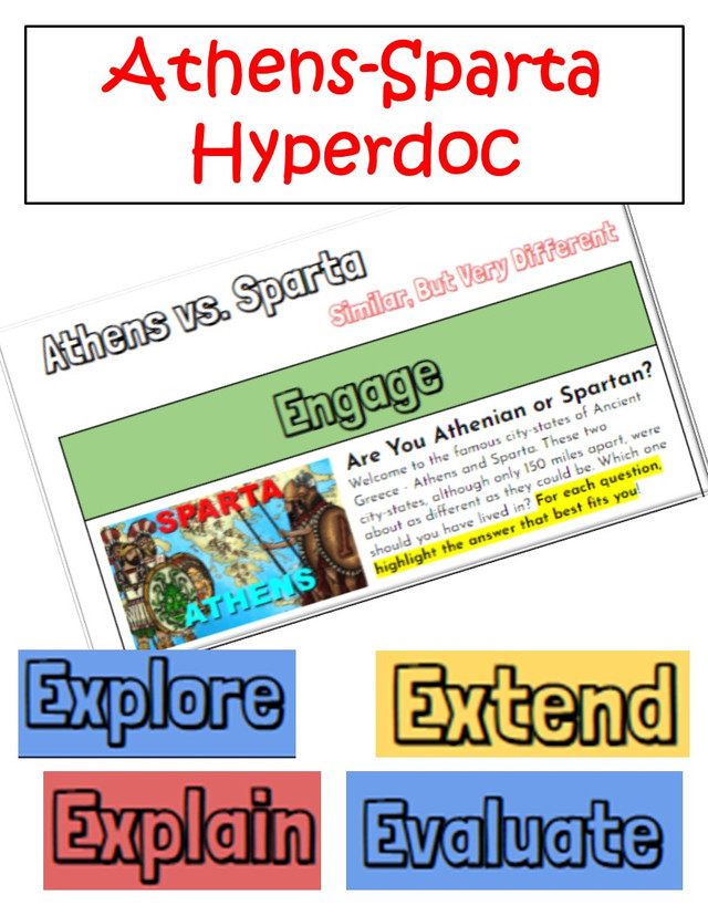 Athens-Sparta Hyperdoc: Greek City-States Comparison WebQuest - Amped ...