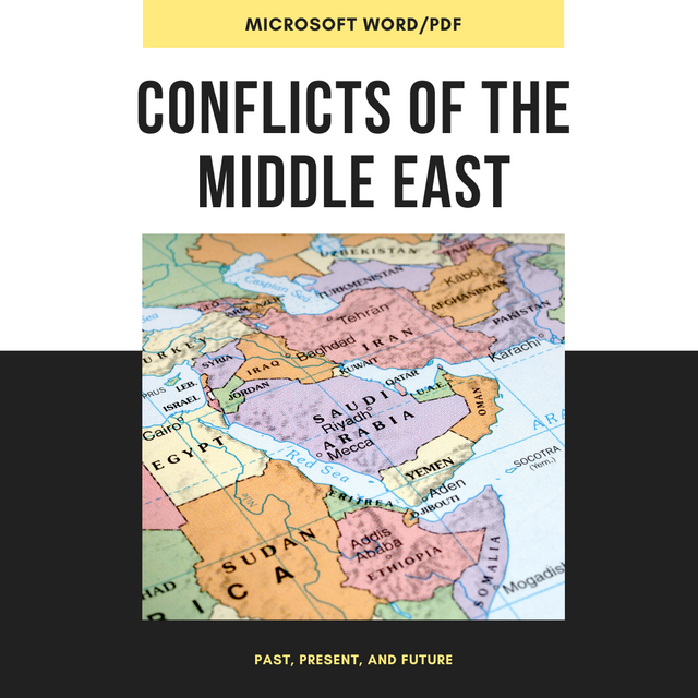Conflicts of the Middle East Graphic Organizer - Amped Up Learning