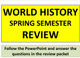Spring Final Exam Review - World History - Amped Up Learning