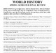 Spring Final Exam Review - World History - Amped Up Learning