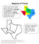 Texas Regions Reading and Notes - Amped Up Learning
