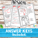 Geography in Africa Reading Activity Packet (SS7G1, SS7G1a)