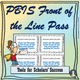 PBIS Front of the Line Passes - Amped Up Learning
