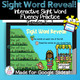 Sight Word Reveal! Summer Reading Fluency-Google Slides-Distance Learning