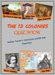 13 Colonies Quiz Show PowerPoint - Amped Up Learning