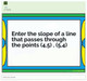 Finding the Slope of a Line given 2 Points: Microsoft Forms Quiz - 24 ...