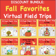 Discount Bundle Fall Favorites Virtual Field Trip Pack- 6 Autumn Trips ...