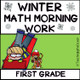 1st Grade Morning Work - Math - Winter - Amped Up Learning