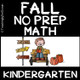 Kindergarten Math NO PREP Fall - Amped Up Learning
