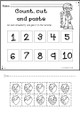 Valentine's Counting Worksheets (Kindergarten)