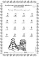 Subtracting 2 Digit Numbers Worksheets – Winter / Christmas Themed ...