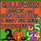 2 Digit Addition and Subtraction Worksheets - Halloween Themed - Amped ...