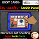 BOOM Cards Vowels in Spanish-Las vocales-Sonido inicial (Distance Learning)