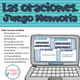 Las Oraciones Juego Memoria (Memory Game Complete Sentences in Spanish ...