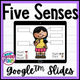 Five Senses Google Slides, Distance Learning, Centers, Spec Ed