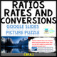 Ratios Rates and Conversions: Google Slides Picture Puzzle - 20 ...