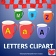 Letters and Numbers Clipart