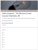 Video Analysis - Crash Course Chemistry Episodes 1-10 Google Forms