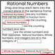 Rational Numbers - Graphic Organizer - Amped Up Learning