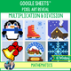Google Sheets™ Pixel Art – Multiplication and Division - Winter Theme