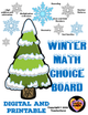 Winter Math Choice Board