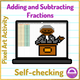 Adding and Subtracting Fractions Pixel Art Activity Martin Luther King
