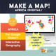Africa Digital Map-Making Activity for Google Slides™