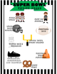 Super Bowl Choice Board - 3rd Grade Math, English and More