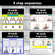 Sequencing Activity Boom Cards 2-6 steps digital resource