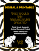 Research Literacy Project: Who Would Win Animal Research (TeacherSorce ...