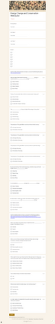 Energy Change and Conservation WebQuest Google Form (MS-PS3-5)