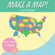 United States Digital Map-Making Activity for Google Slides