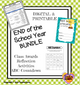 End of the Year Countdown, Reflection Fun & Class Awards Bundle