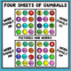 Word Families Literacy Center Gumball Theme