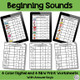 Beginning Sounds Worksheets for PowerPoint or Print