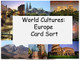 World Cultures: Europe Card Sort - Amped Up Learning
