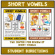 Short Vowels Literacy Centers