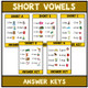 Short Vowels Literacy Centers