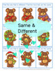 Same & Different - Winter Animals - Matching & Find the Difference