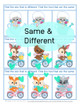 Same & Different - Spring Animals - Matching & Find the Difference