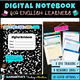 Digital Interactive Notebook for English Learners